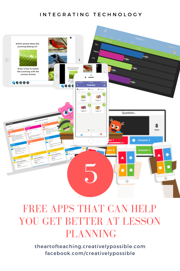 5 free Apps that can help you get better at Lesson Planning - The art ...